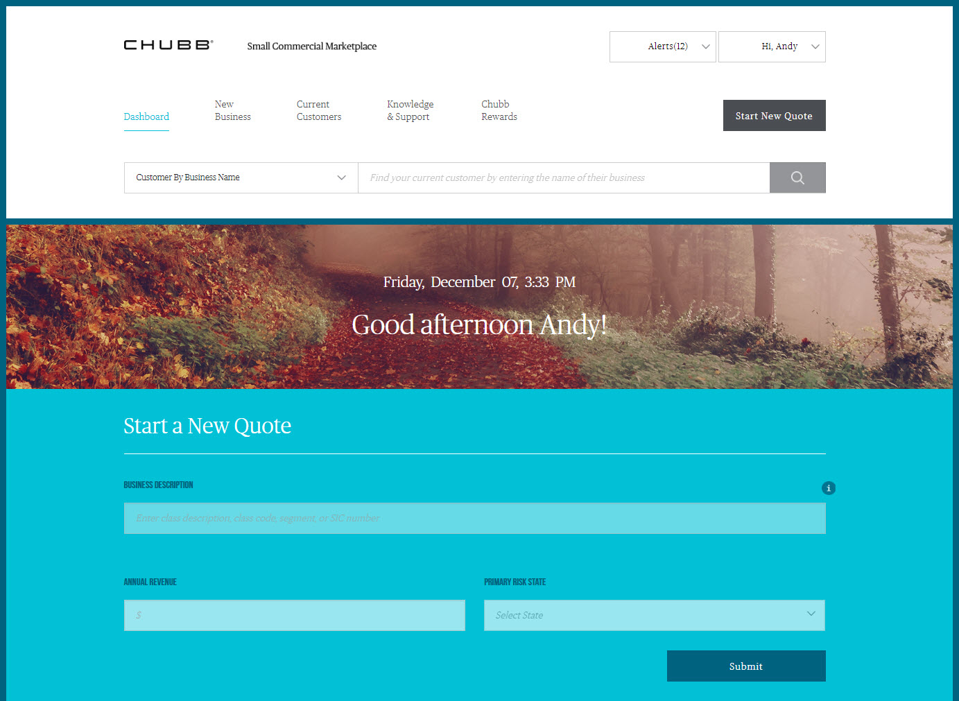 Chubb Marketplace: Design Principles and Key Features