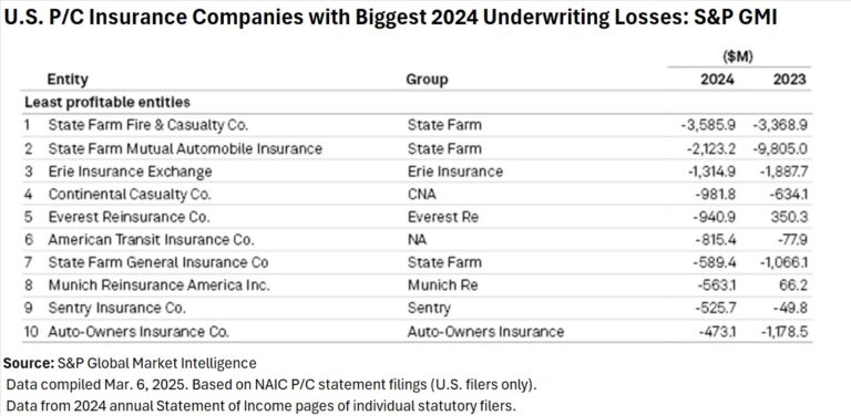 Berkshire, Progressive Are 2024 Underwriting Profit Leaders; Industry ...