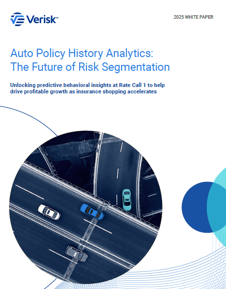 New Verisk Auto Policy Analytics White Paper Addresses Record Shopping
